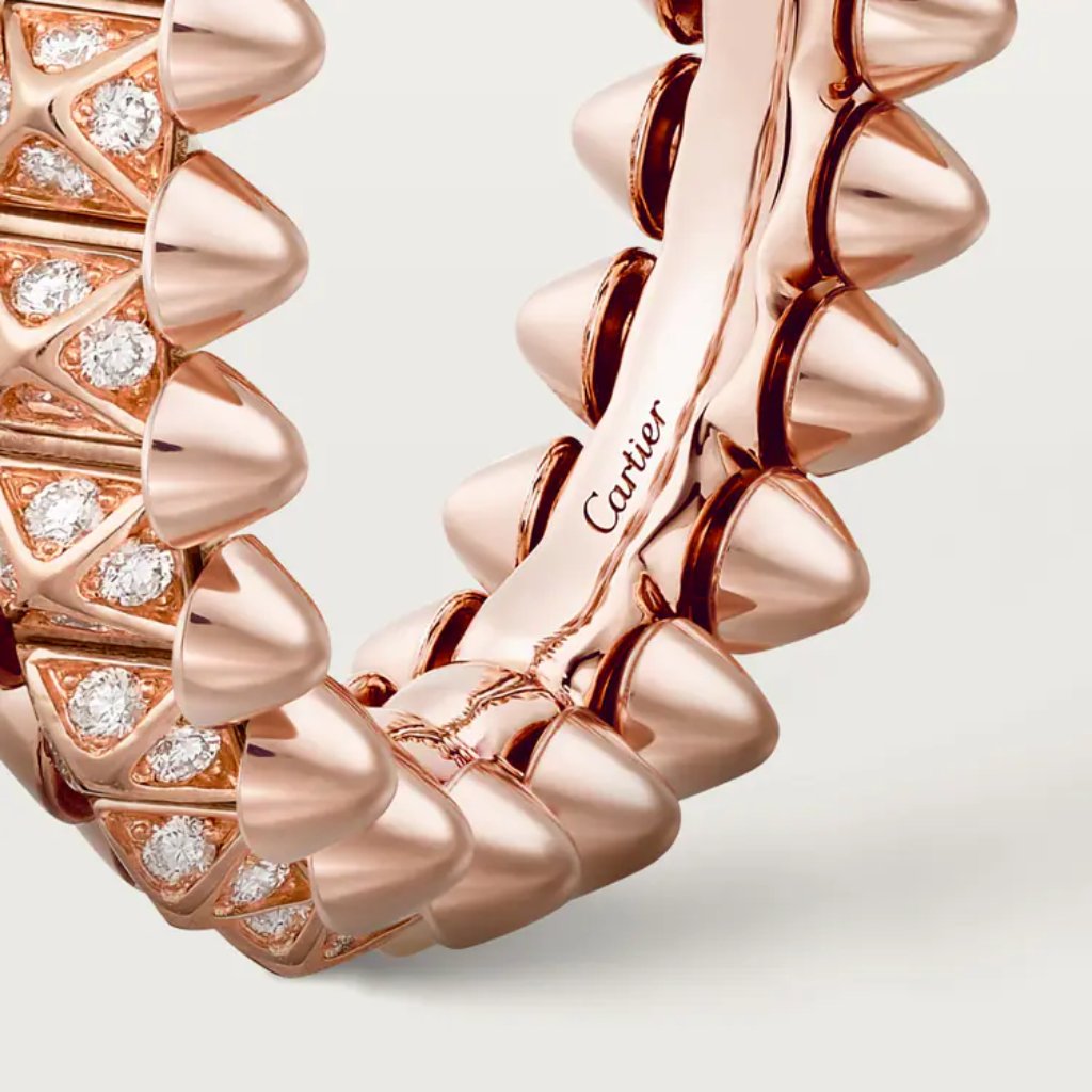 Clash de Cartier ring, small model, paved – Luxury